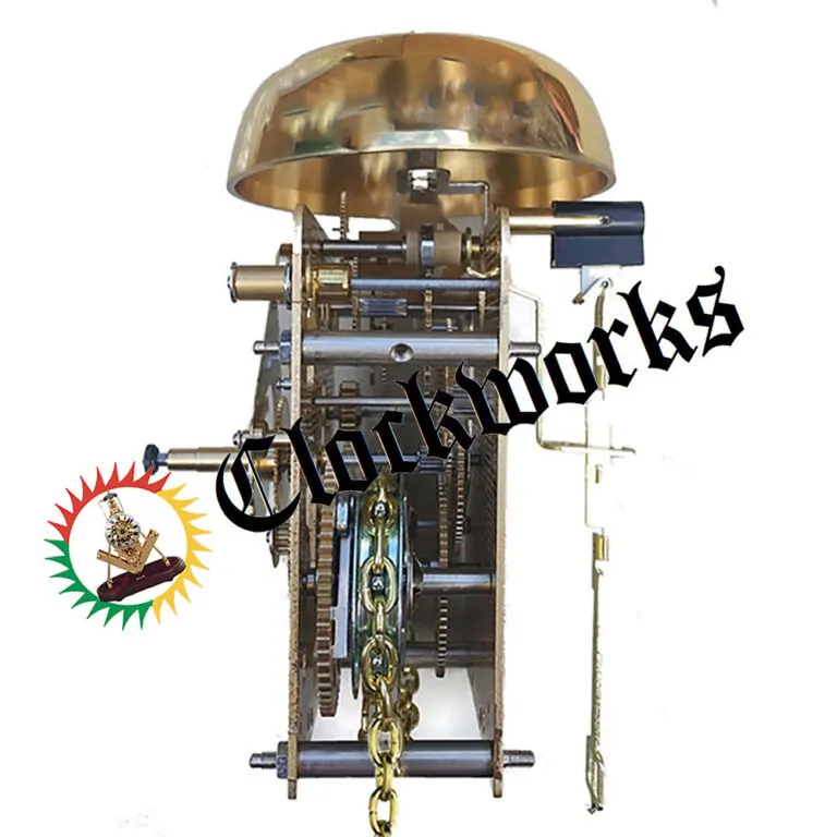 241-080 Hermle Clock Movement - 1-800-381-7458- Clockworks.
