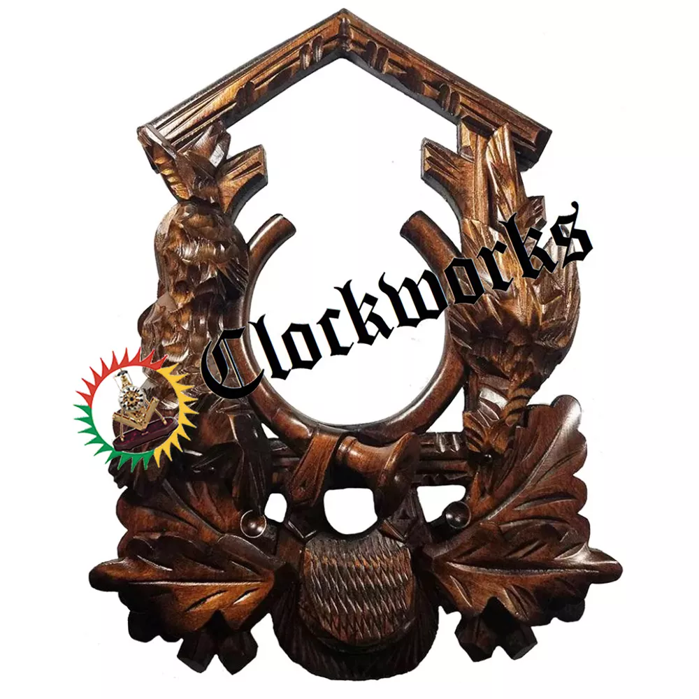 Cuckoo Clock Pendulum - Floral Chalet - Clockworks.