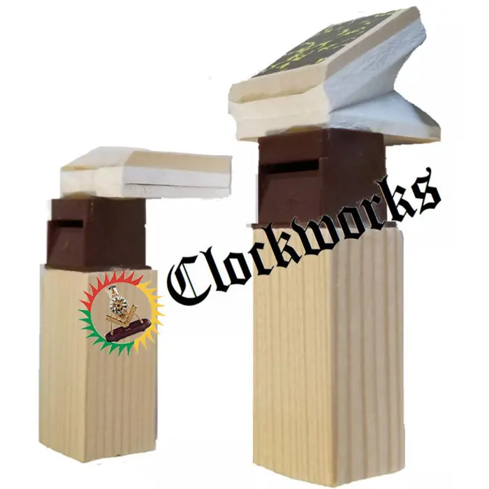 Back-Opening Cuckoo Clock Bellows with Tubes - Clockworks. - Clockworks.
