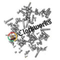 Clock Machine Style Screws - Clock repair parts - Clockworks
