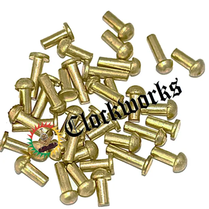 Brass Clock Dial Numerals - Clock numbers 1 - 12 - Clockworks