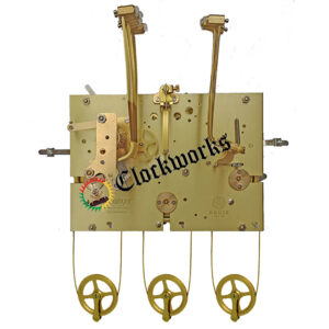 Kieninger-KSU Clock-Movement Parts - Front Diagram - Clockworks