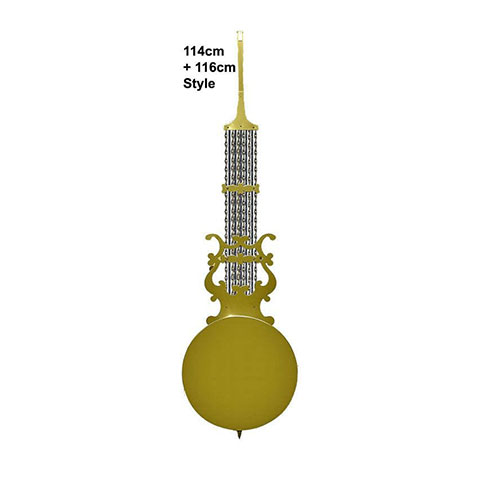 Kieninger Lyre Clock Pendulum - Clockworks : Clockworks