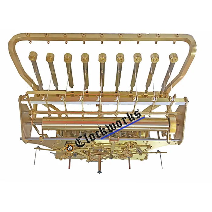 9-Tubular Kieninger Clock Movement 1-800-381-7458- Clockworks.