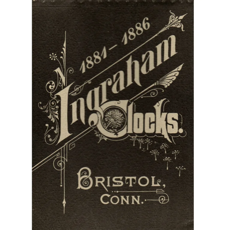 1881 to 1886 Illustrated Catalogue from the E. Ingraham Clock Co ...