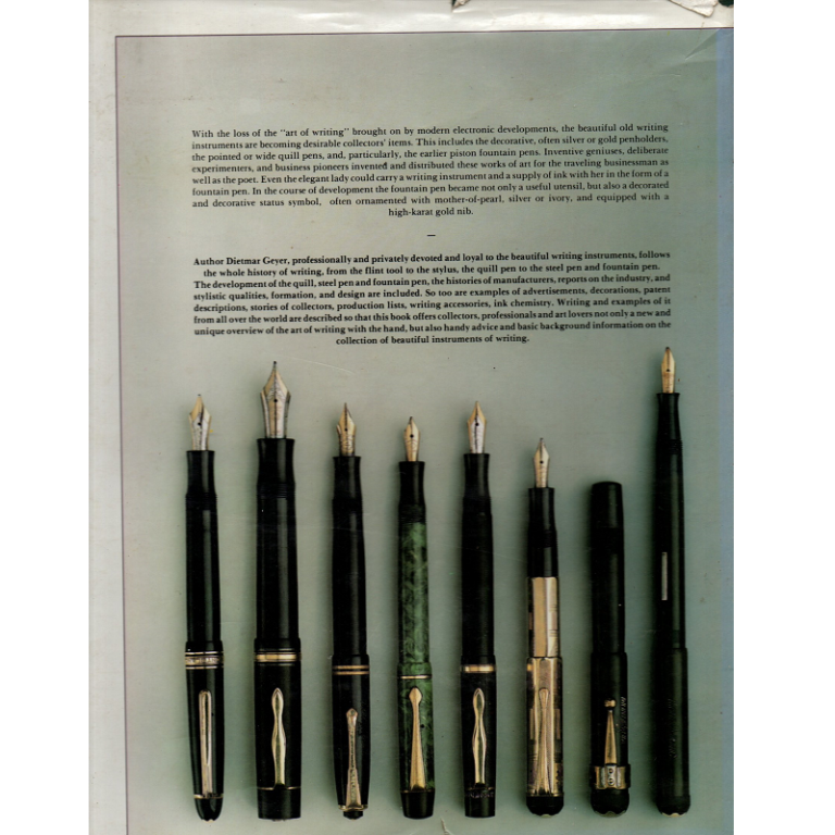 Collecting Writing Instruments Guide - By Schiffer Publishing Ltd