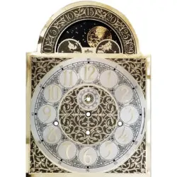 Grandfather Clock Moon-Dial Installation - Install the dial - Clockworks