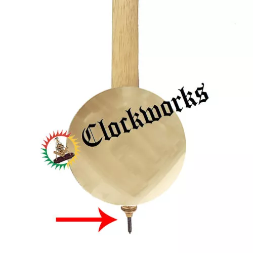 Clock Pendulum Rating Assembly - Clockworks.