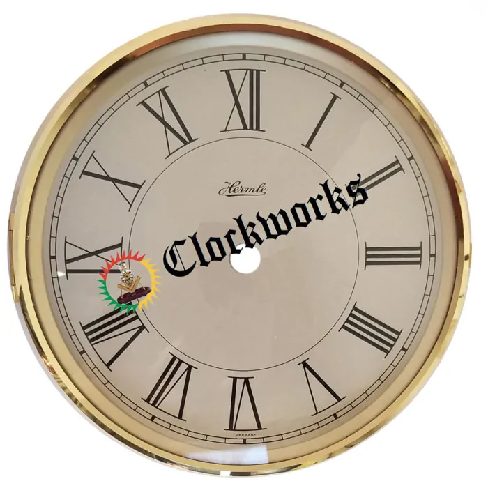 Round Clock Dials - Arabic and Roman - Clockworks