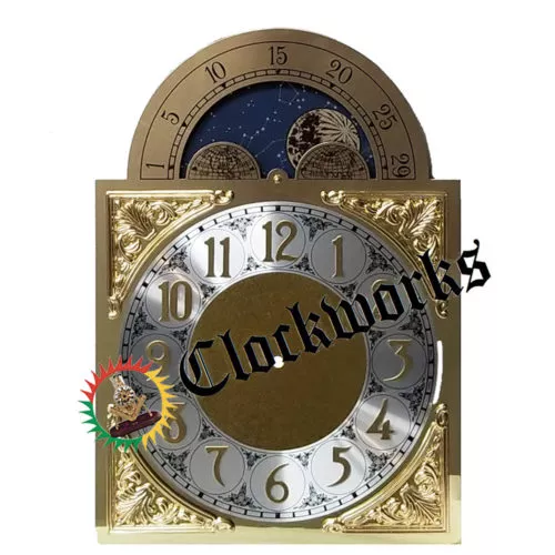 Quartz Conversion Grandfather-Clock Moon-Dial - Clockworks.