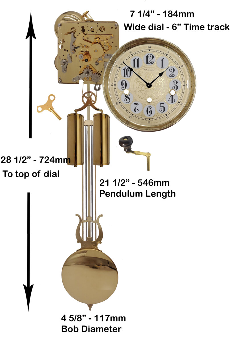 Hermle Westminster Vienna Kit Case Depth Guide