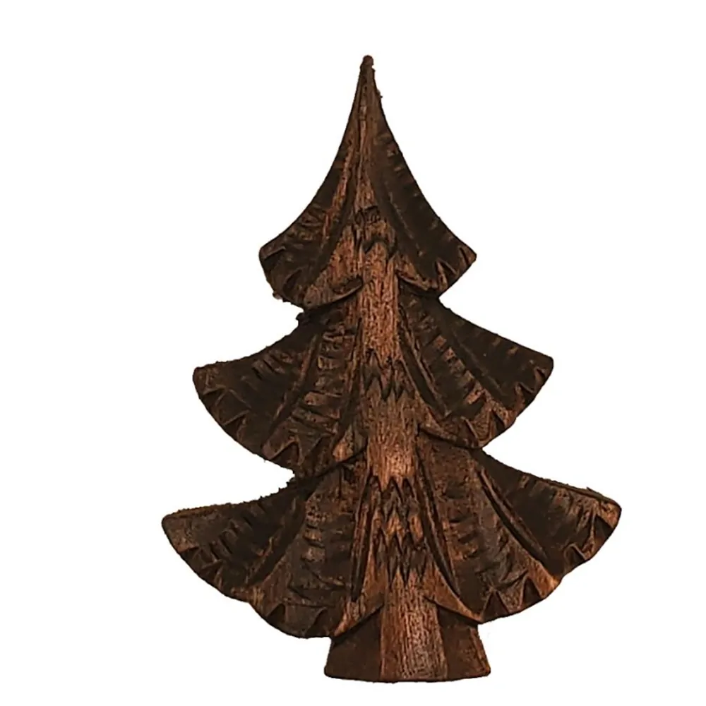 Brown Hand Carved Tree for a Cuckoo Clock - Clockworks