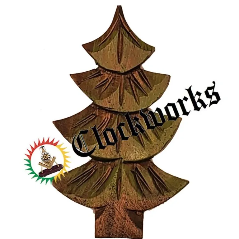 Green Hand Carved Cuckoo Clock Tree - Clockworks