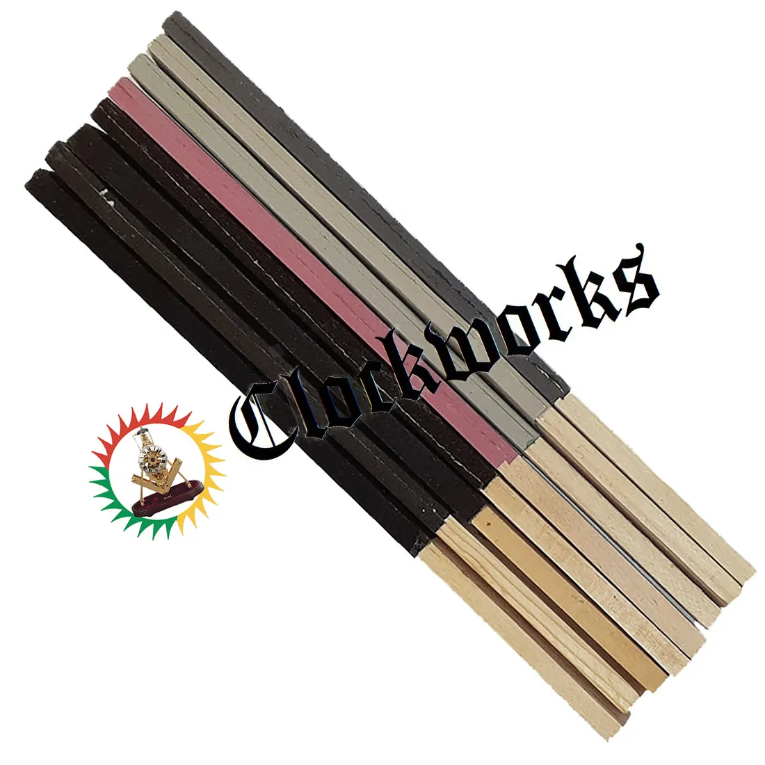 Emery Sticks Set of 8 Assorted Grits - Clockworks