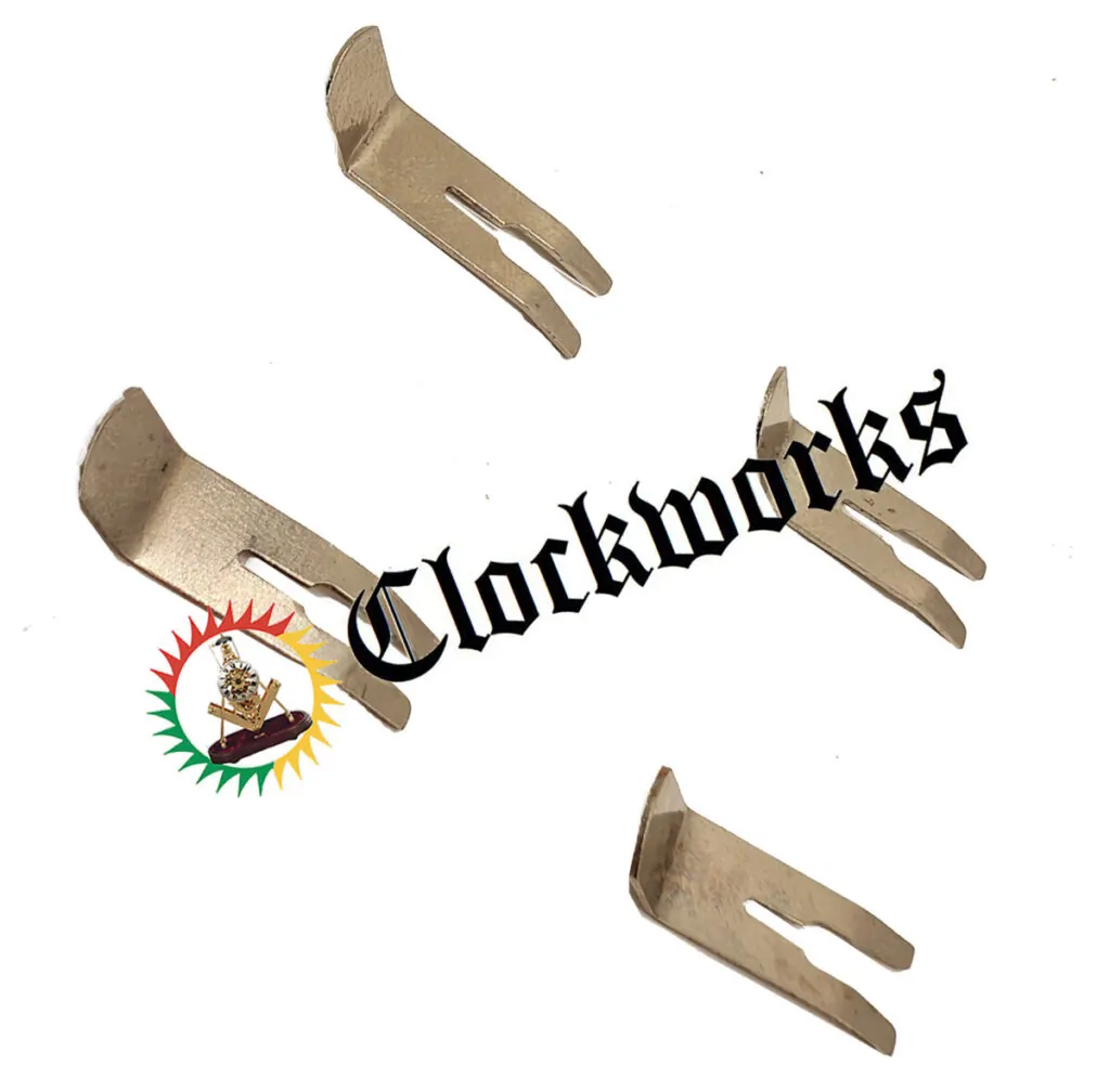 Clock Dial Mounting Thumb Clips