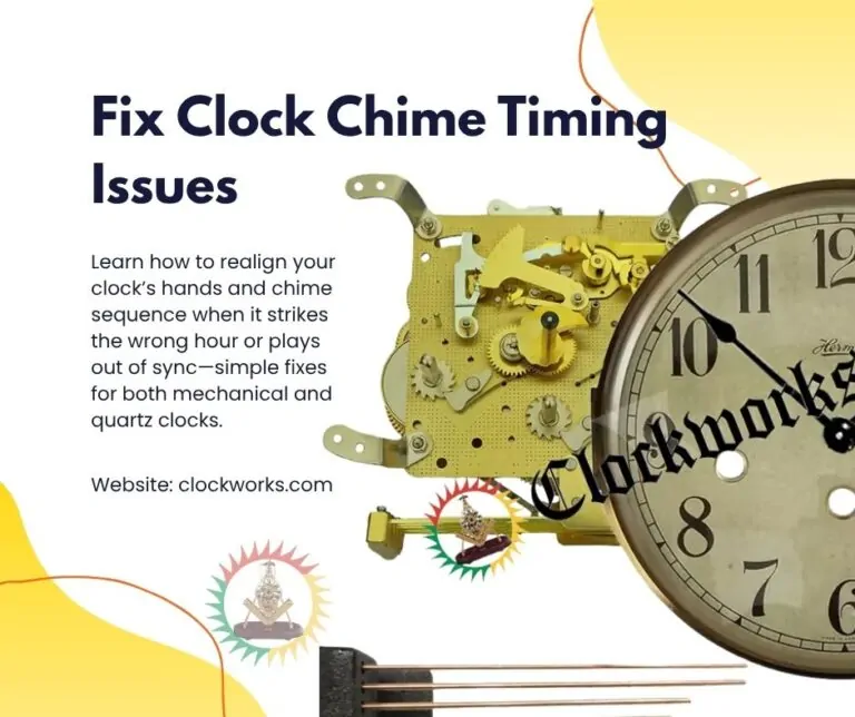 Pendulum Clock Stops Randomly? Fix the Cause Fast