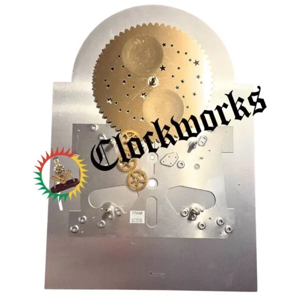 Kieninger SK Moon Dial 11x15.5 With Brown Accents - Clockworks